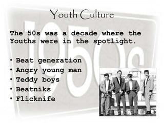 1950s | PPTX | Music | Entertainment