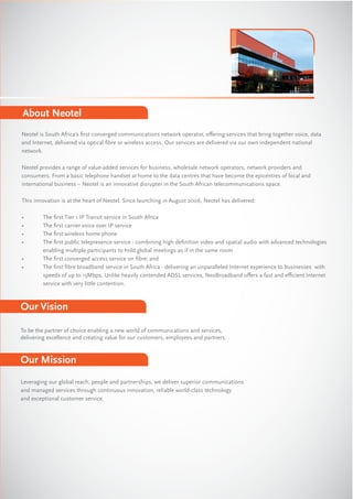 About Neotel | PDF