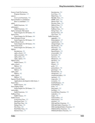 The Ring programming language version 1.7 book - Part 196 of 196 | PDF