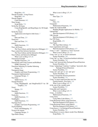 The Ring programming language version 1.7 book - Part 196 of 196 | PDF
