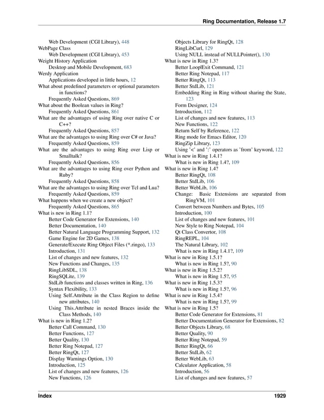 The Ring programming language version 1.7 book - Part 196 of 196 | PDF