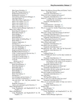 The Ring programming language version 1.7 book - Part 196 of 196 | PDF