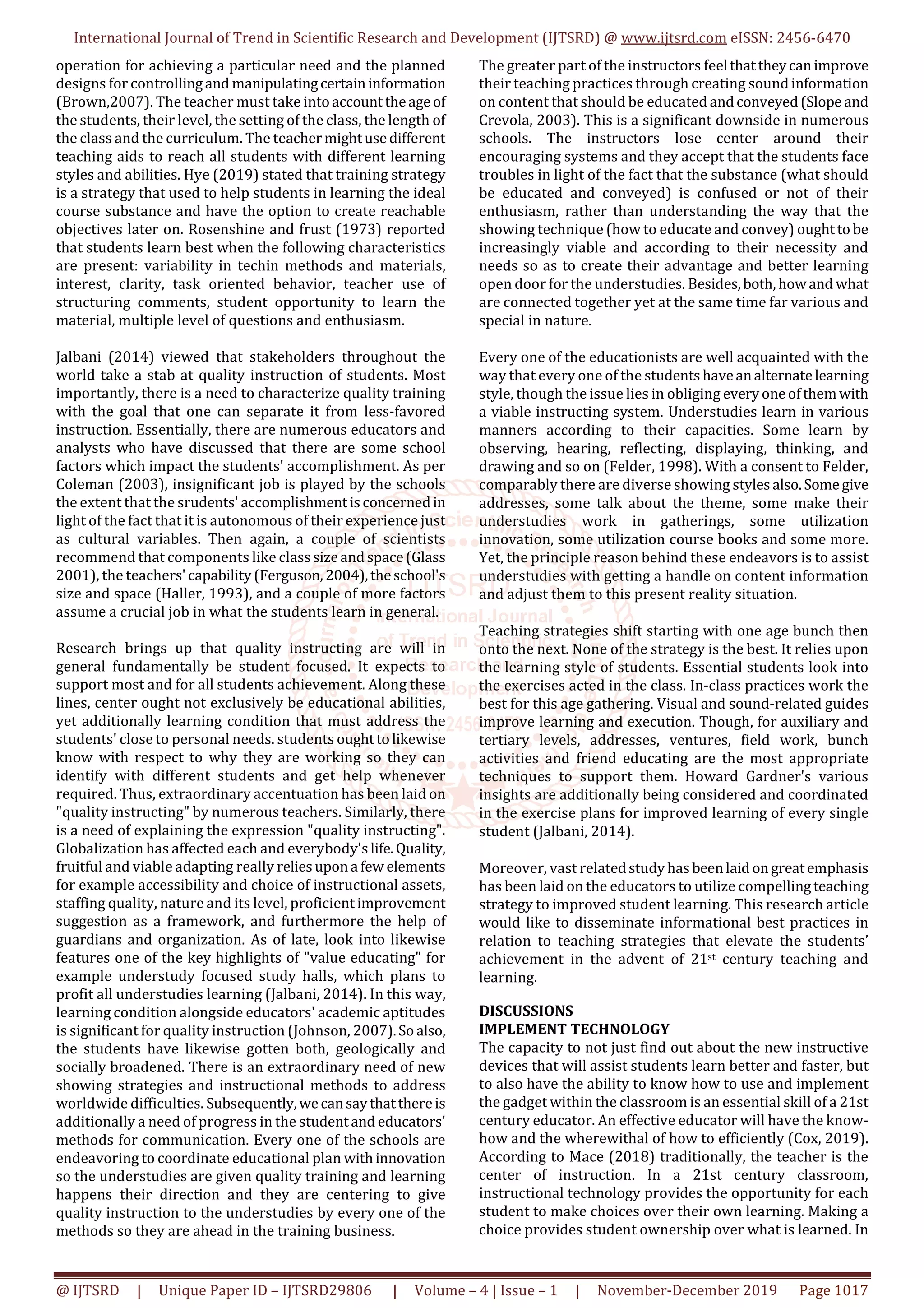 21st Century Pedagogy: Transformational Approach | PDF