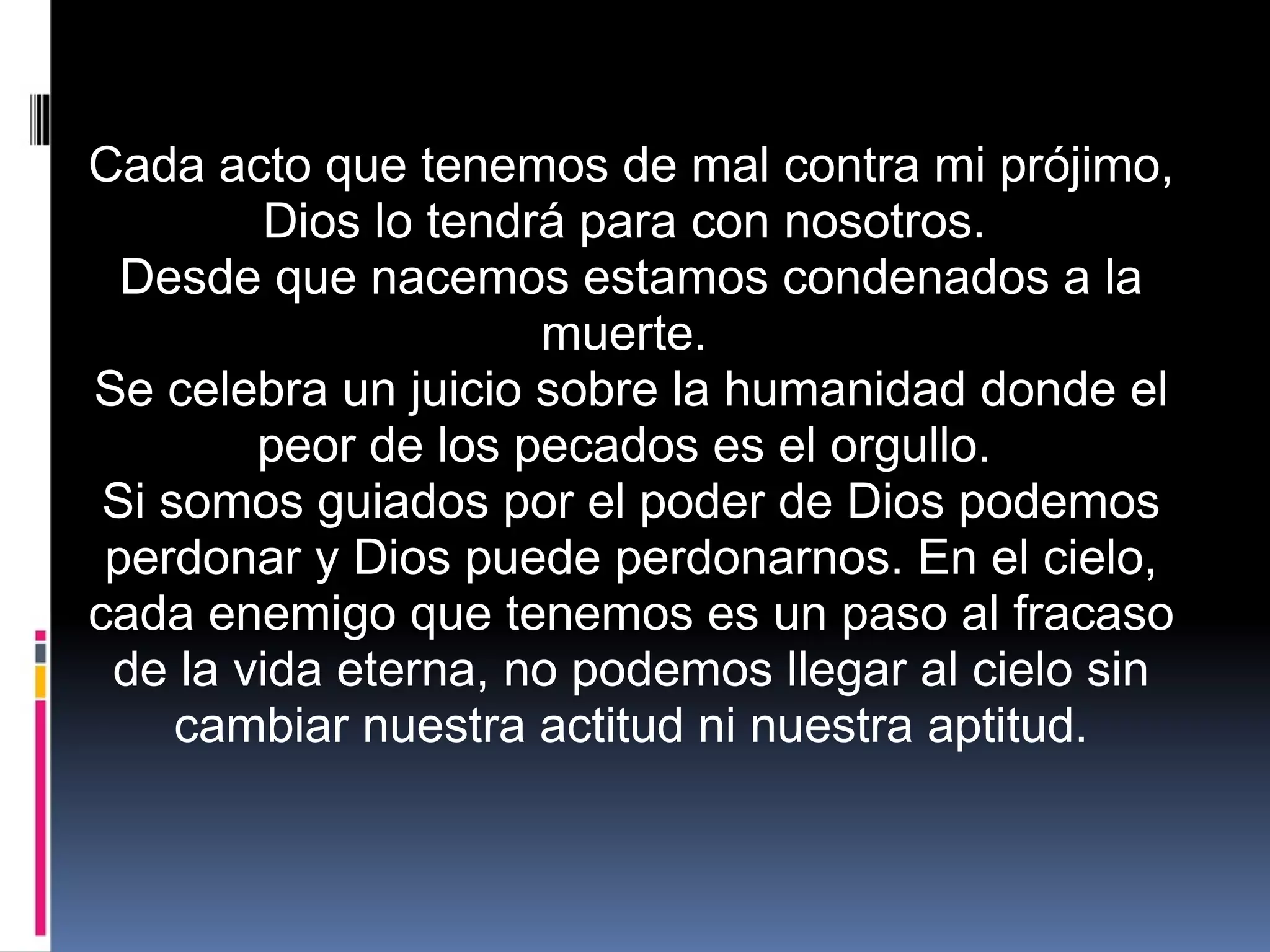 PERDONAR COMO DIOS PERDONA | PPT