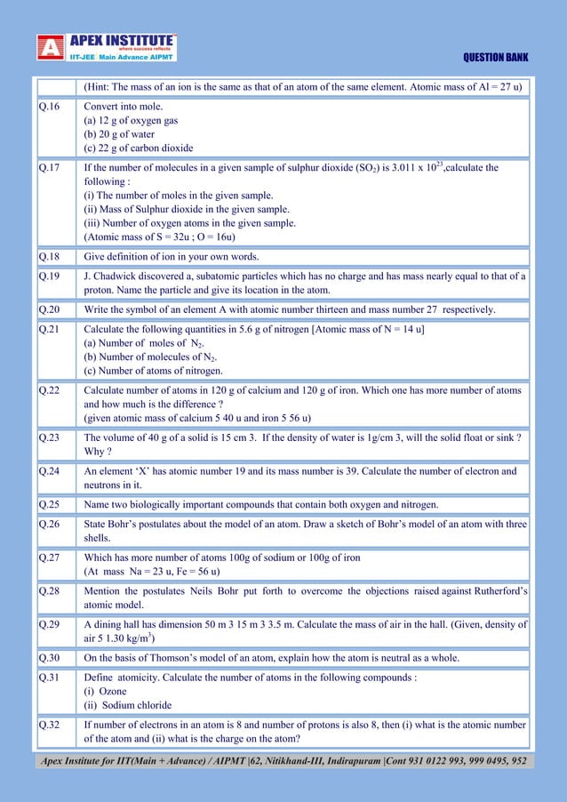question-bank-for-summative-assesment-ii | PDF