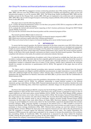 Kier Group Plc: business and financial performance analysis and ...