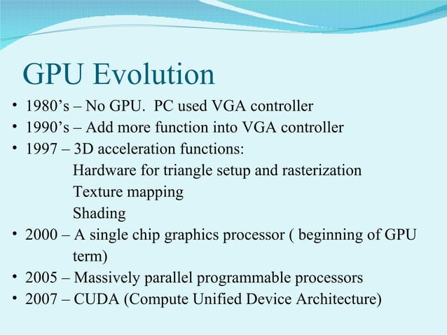 19564926 graphics-processing-unit | PPT