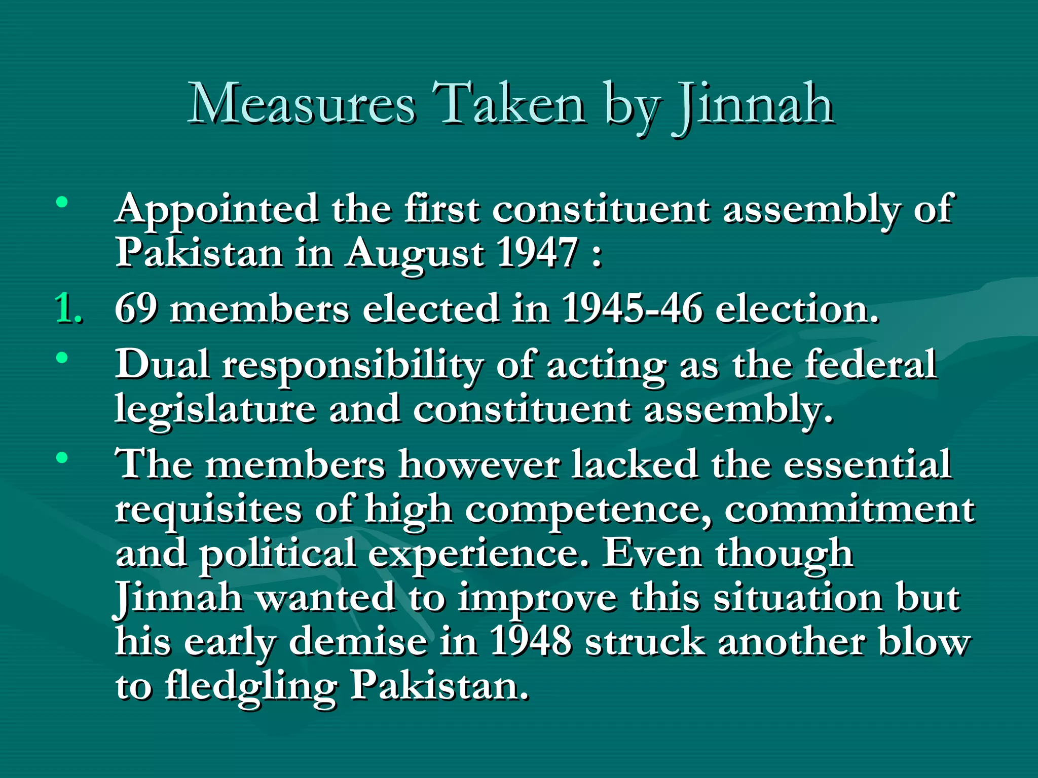 1956 constitution of Pakistan | PPT