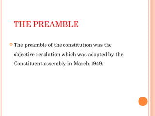 Constitution of Pakistan 1956 | PPT