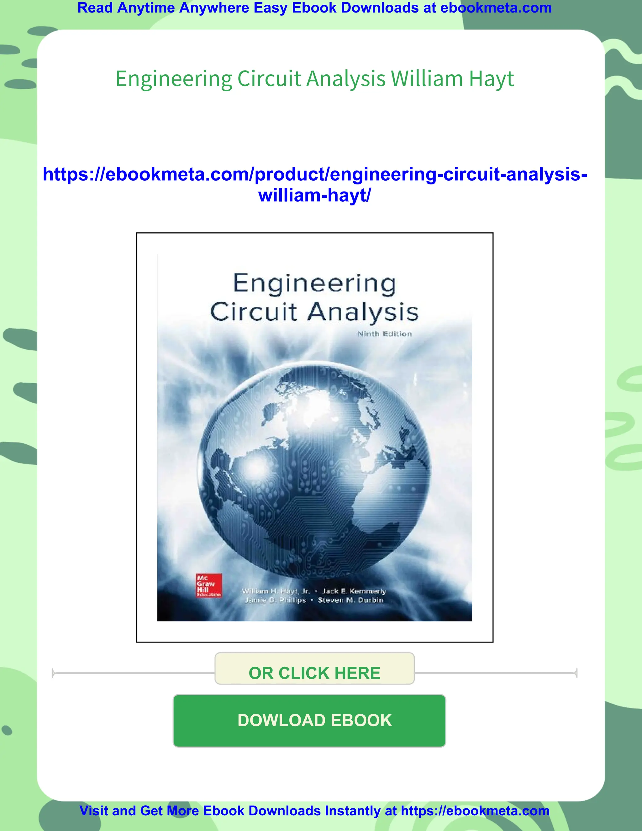 Engineering Circuit Analysis William Hayt | PDF