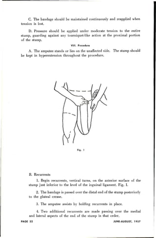 amputation bandage | PDF