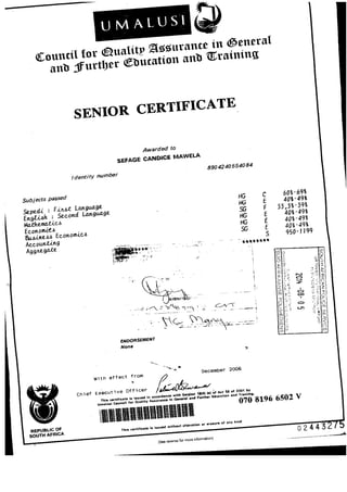 MY ID COPY AND QUALIFICATION | PDF