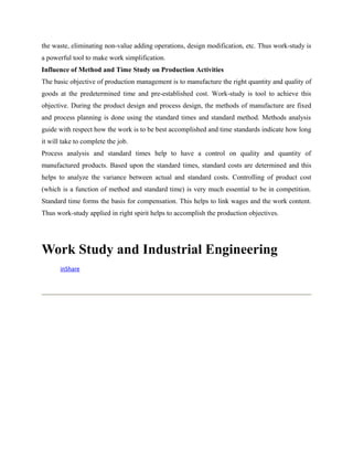 195846452 work-study-layout | DOC | Mechanical and Industrial ...