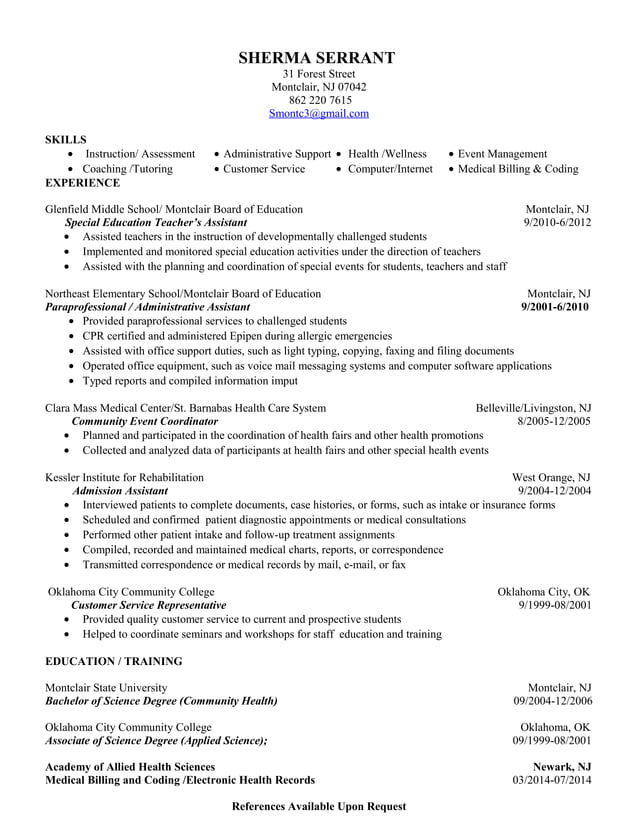 Sherma Serrant-RESUME | DOC