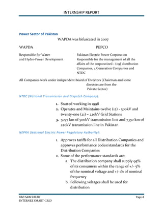 Internship Report - Rao Saim Zafar | PDF | Power and Energy Industry | Industries