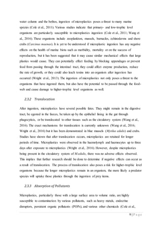 Microplastic Pollution - review | DOCX