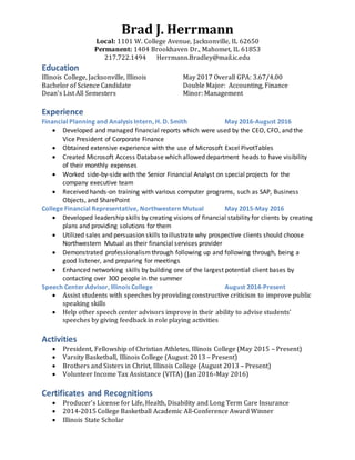 Brad Herrmann Resume (1) | PDF