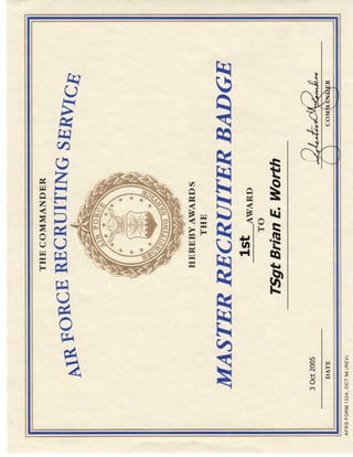 Master Recruiter Gold Badge | PDF