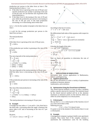 Finding the Extreme Values with some Application of Derivatives | PDF