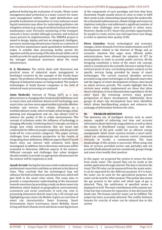 Waste Water Management for Smart City | PDF