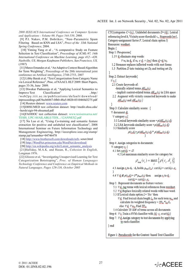 Context Driven Technique for Document Classification | PDF | Internet | Computing