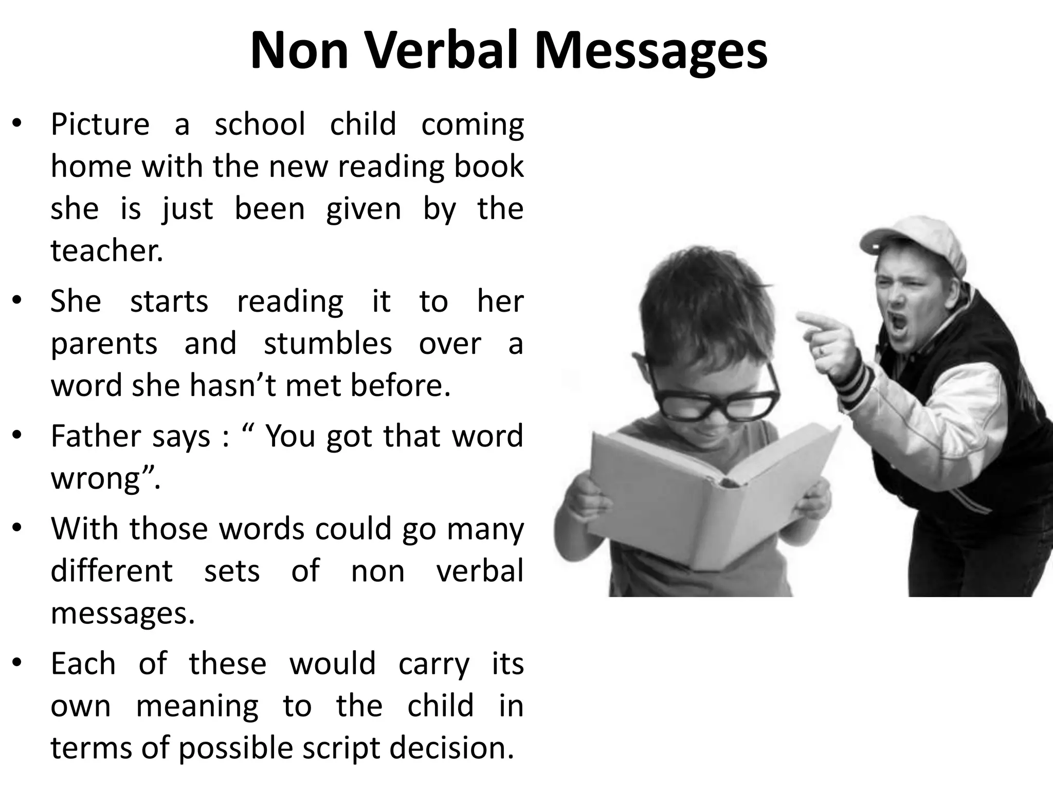 Non verbal script messages | PPTX