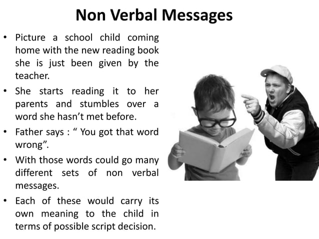 Non verbal script messages | PPT