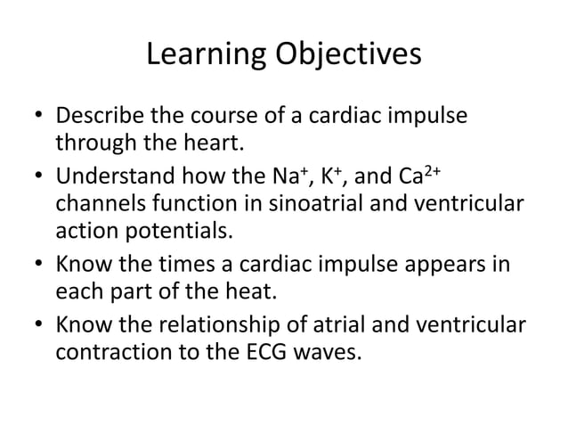 Electrical Activity of the Heart | PPTX