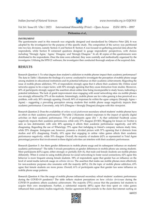 Impact of Mobile Phone usage on School Students’ Academic Performance ...