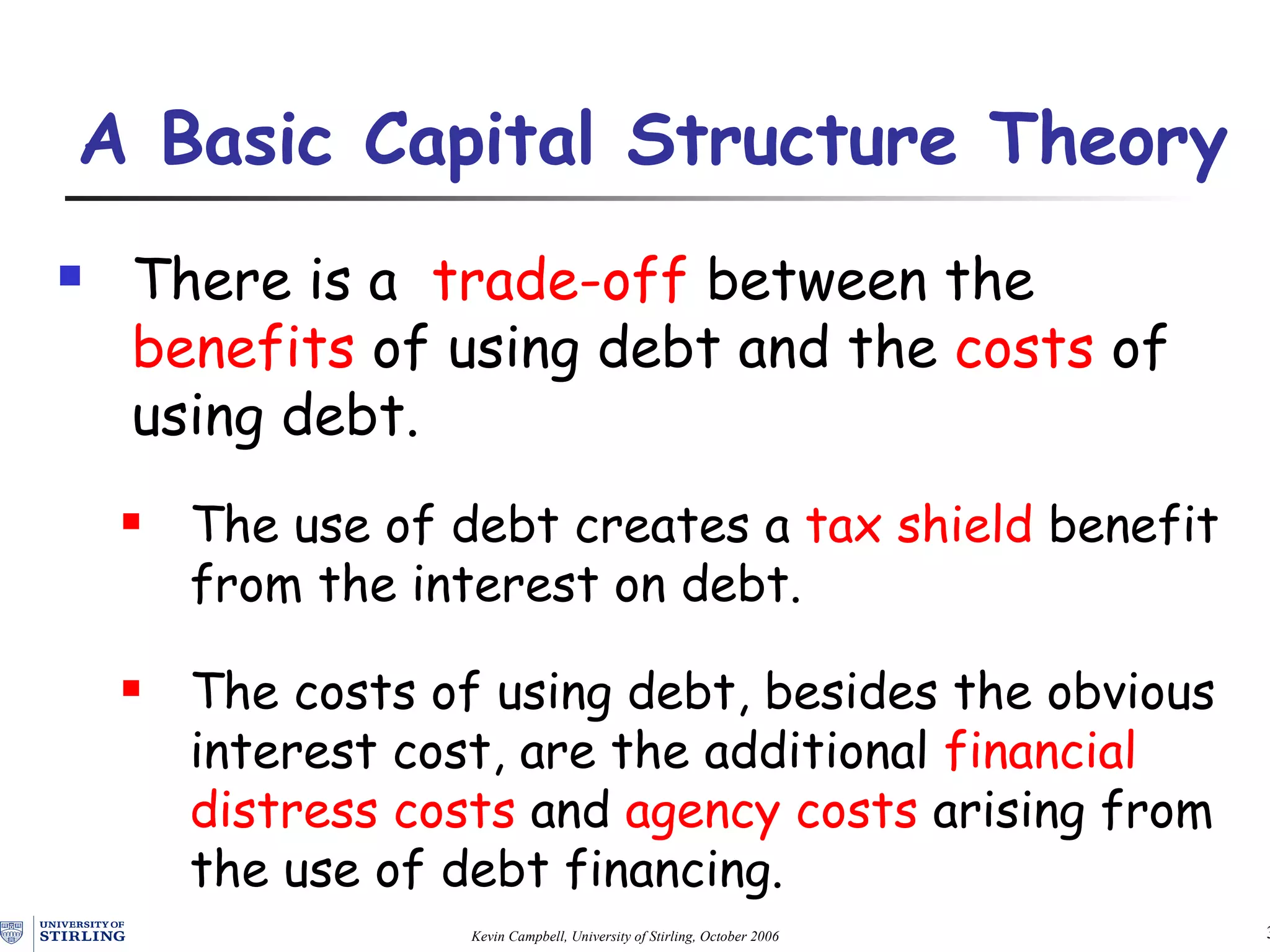 196.capital structure intro lecture 1 | PPT