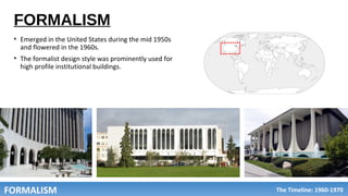 CONTEMPORARY ARCHITECTURE (1960 1970) globally | PPT