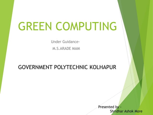Green Computing | PPT