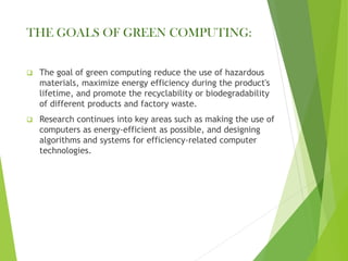 Green Computing | PPT