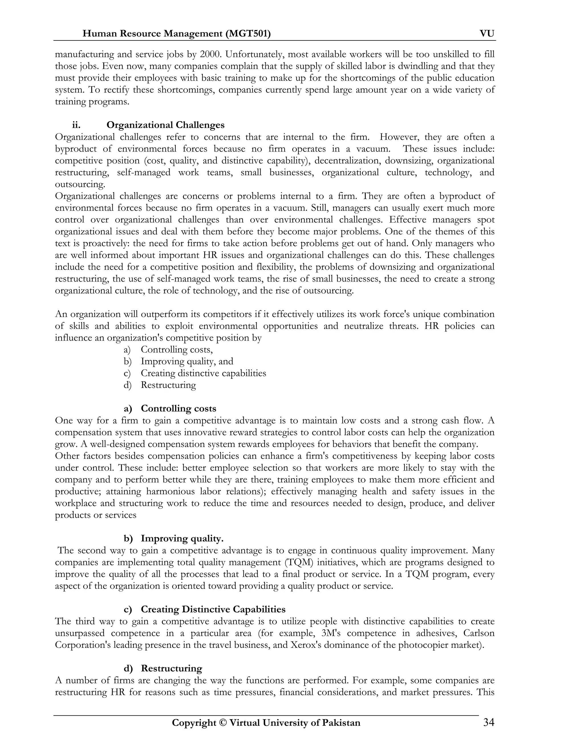 19604900 Human Resouce Management Mgt501 | PDF