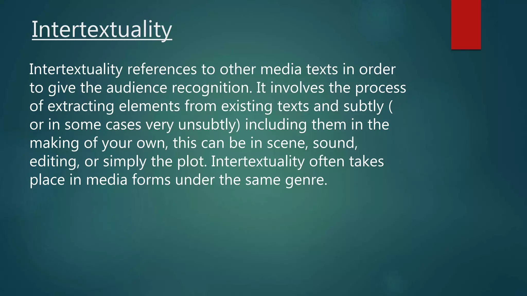 Intertextuality Powerpoint. | PPTX
