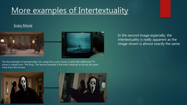 Intertextuality Powerpoint. | PPTX | Movies | Entertainment