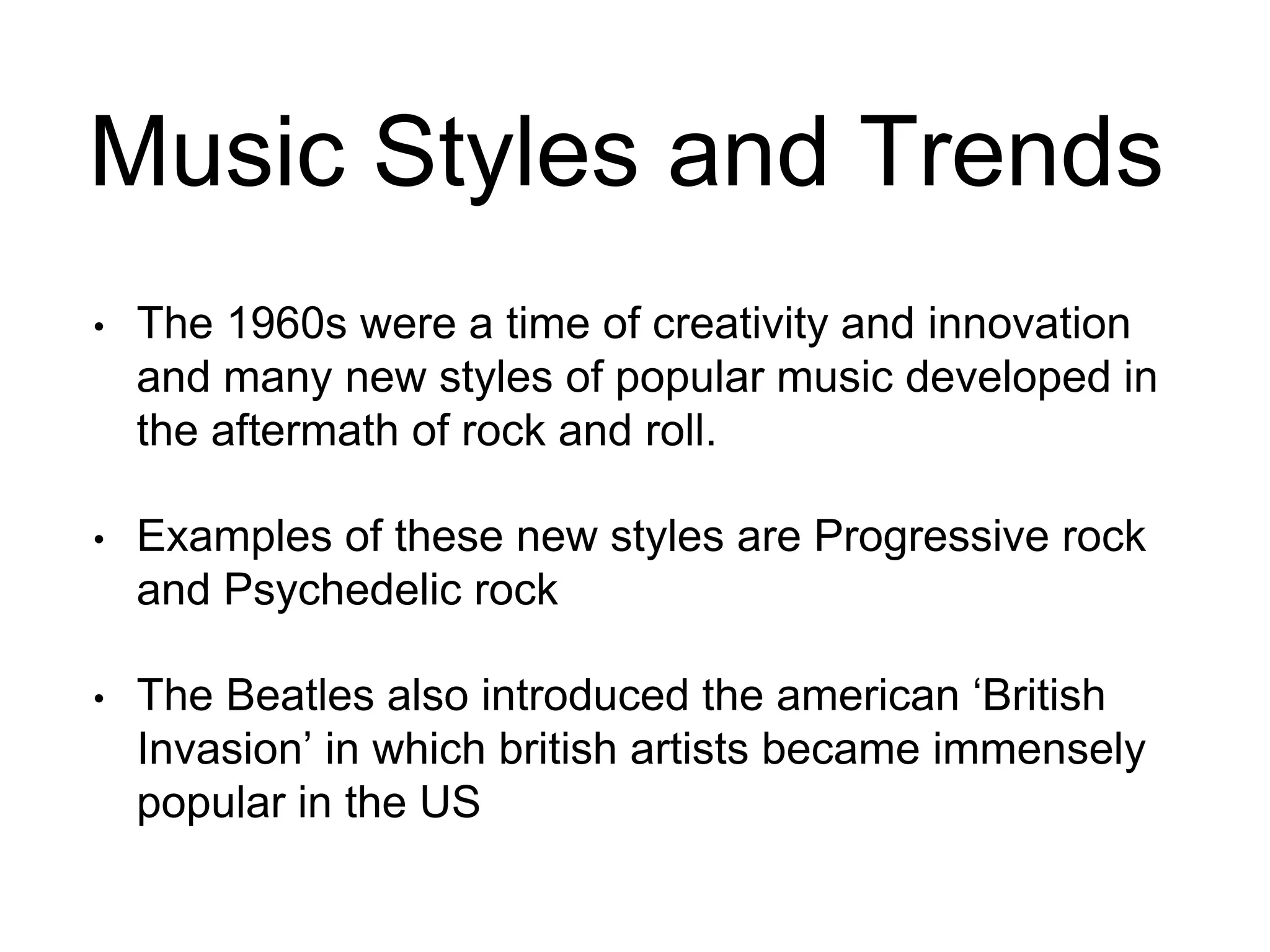 1960's music | PPT