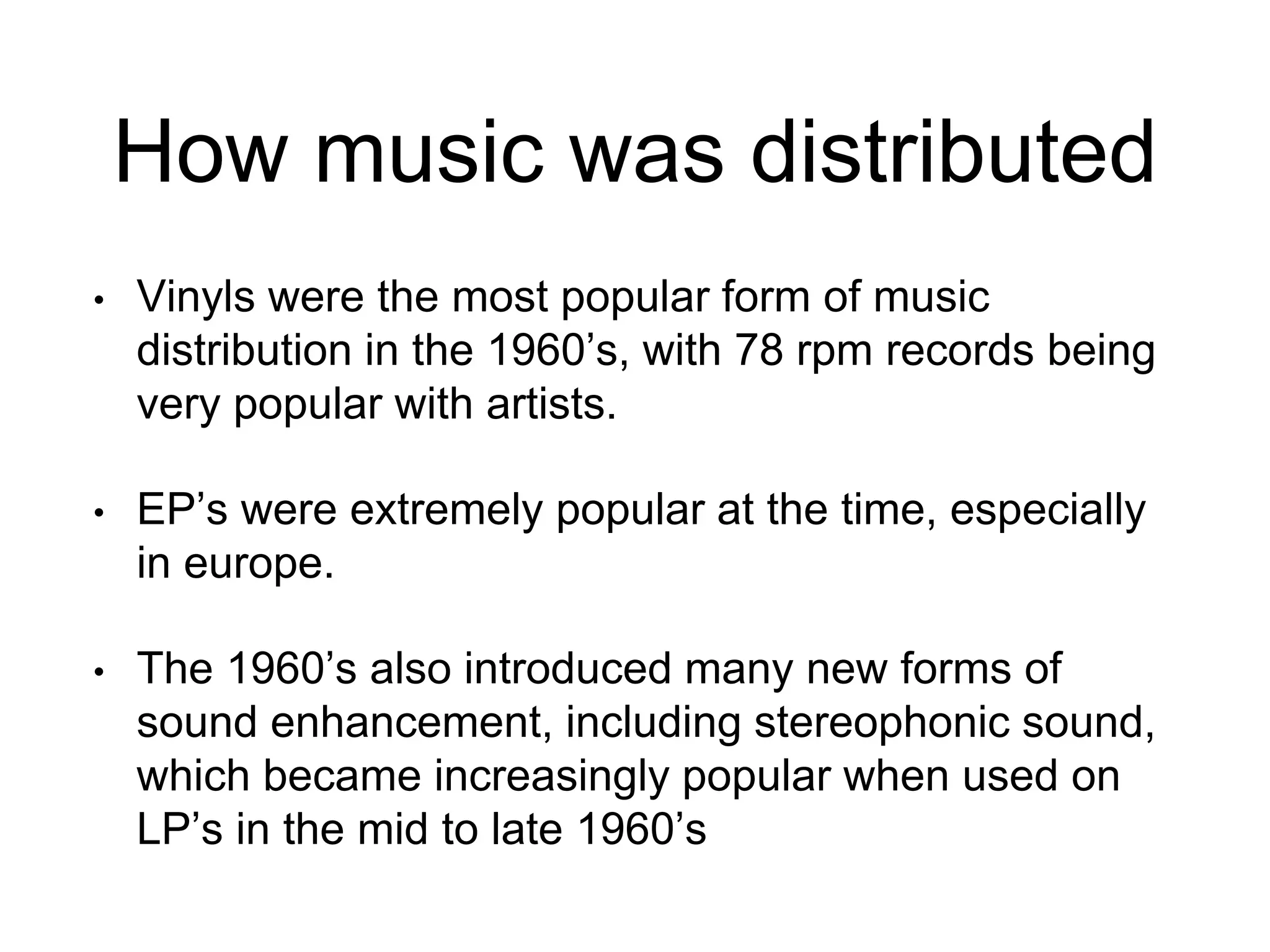 1960's music | PPT