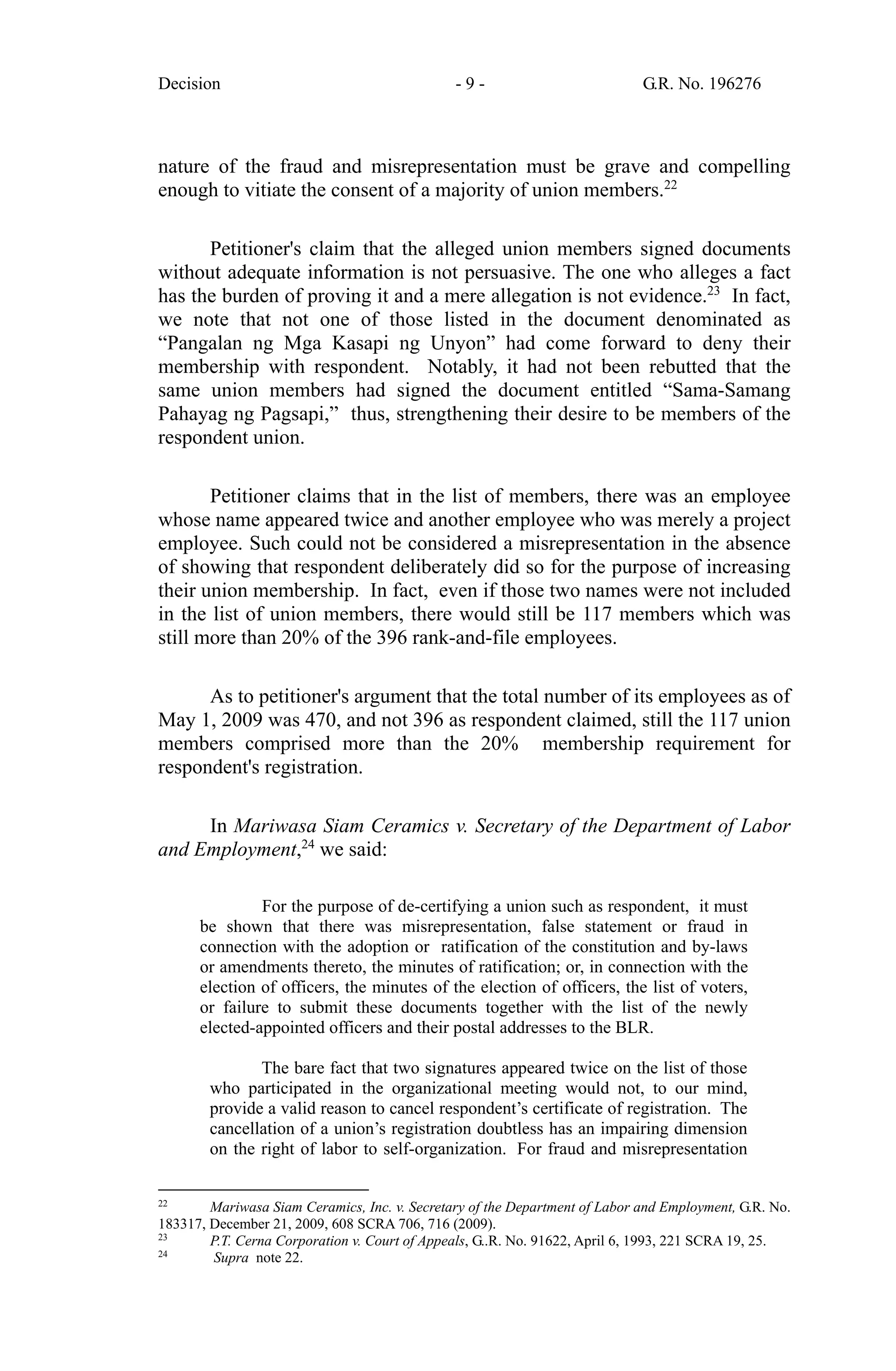Takata (Philippines) Corporation vs. Bureau of Labor Relations and ...