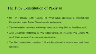 1962 and 1973 Constitutions of Pakistan.pptx