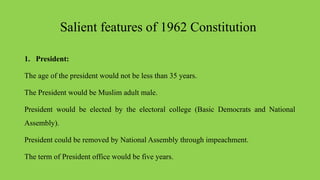 1962 and 1973 Constitutions of Pakistan.pptx