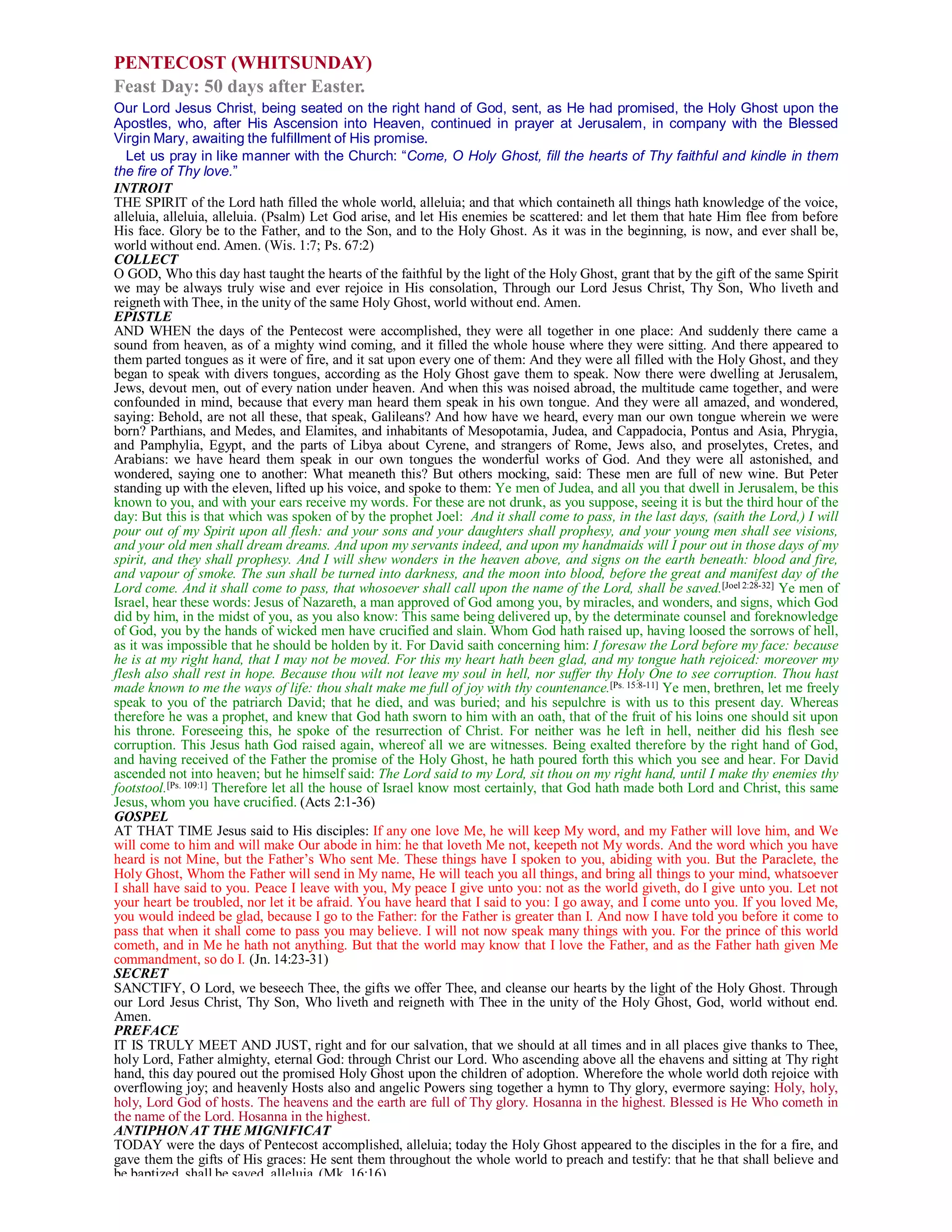 1962 Missal Engravings and Lithurgical Notes | PDF