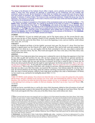 1962 Missal Engravings and Lithurgical Notes | PDF