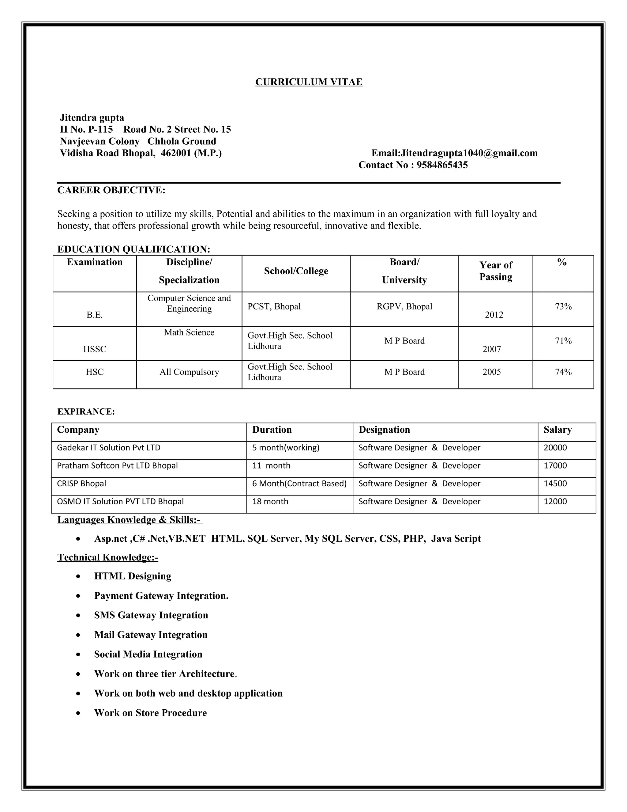 Jitendra Gupta | DOC