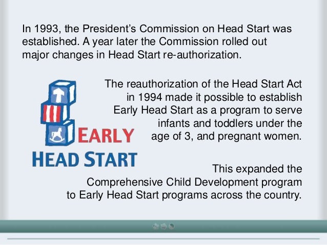 History of Head Start History of Head Start