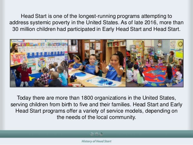 History of Head Start History of Head Start