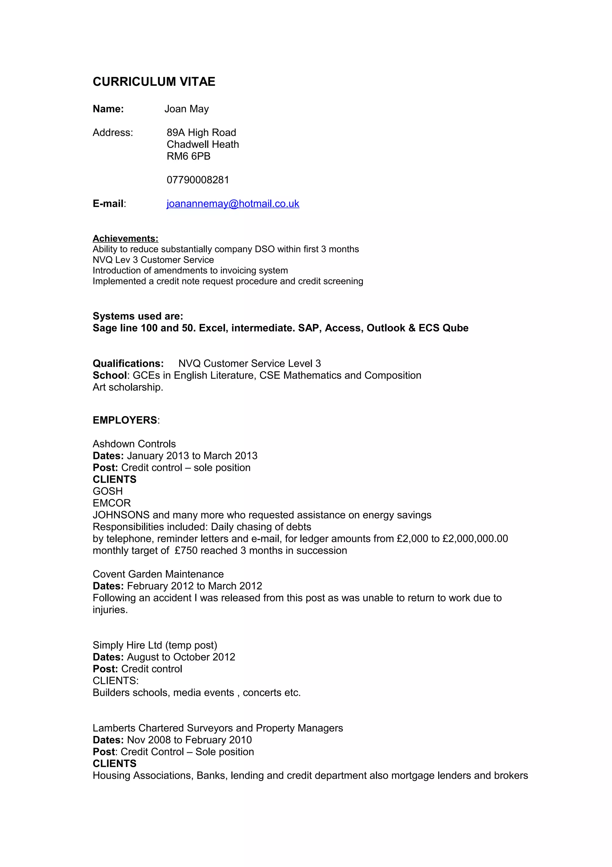CURRICULUM VITAE | PDF
