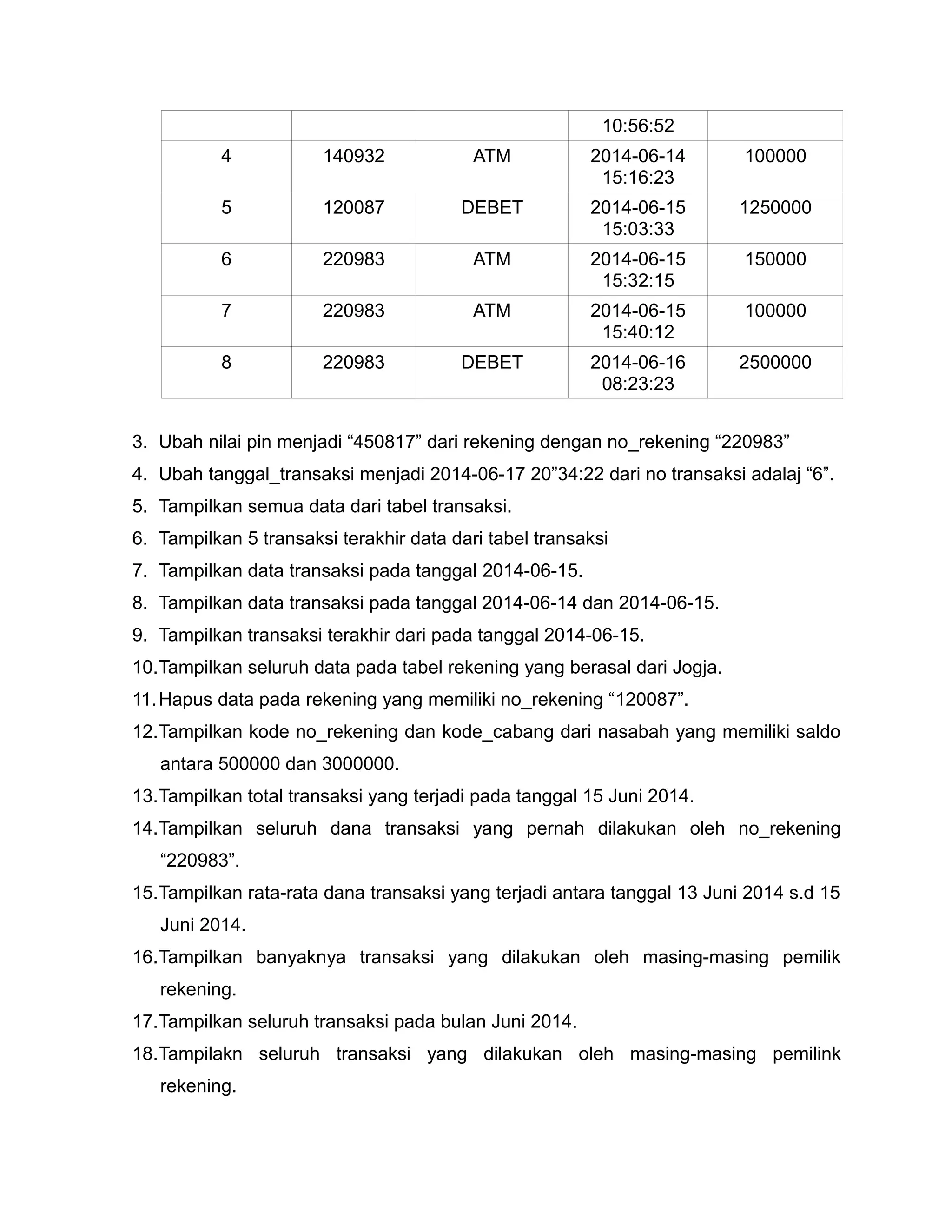 Dasar Perintah SQL | PDF