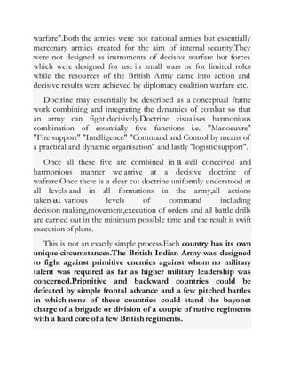 1965 war and pakistan army's doctrinal failure | DOCX