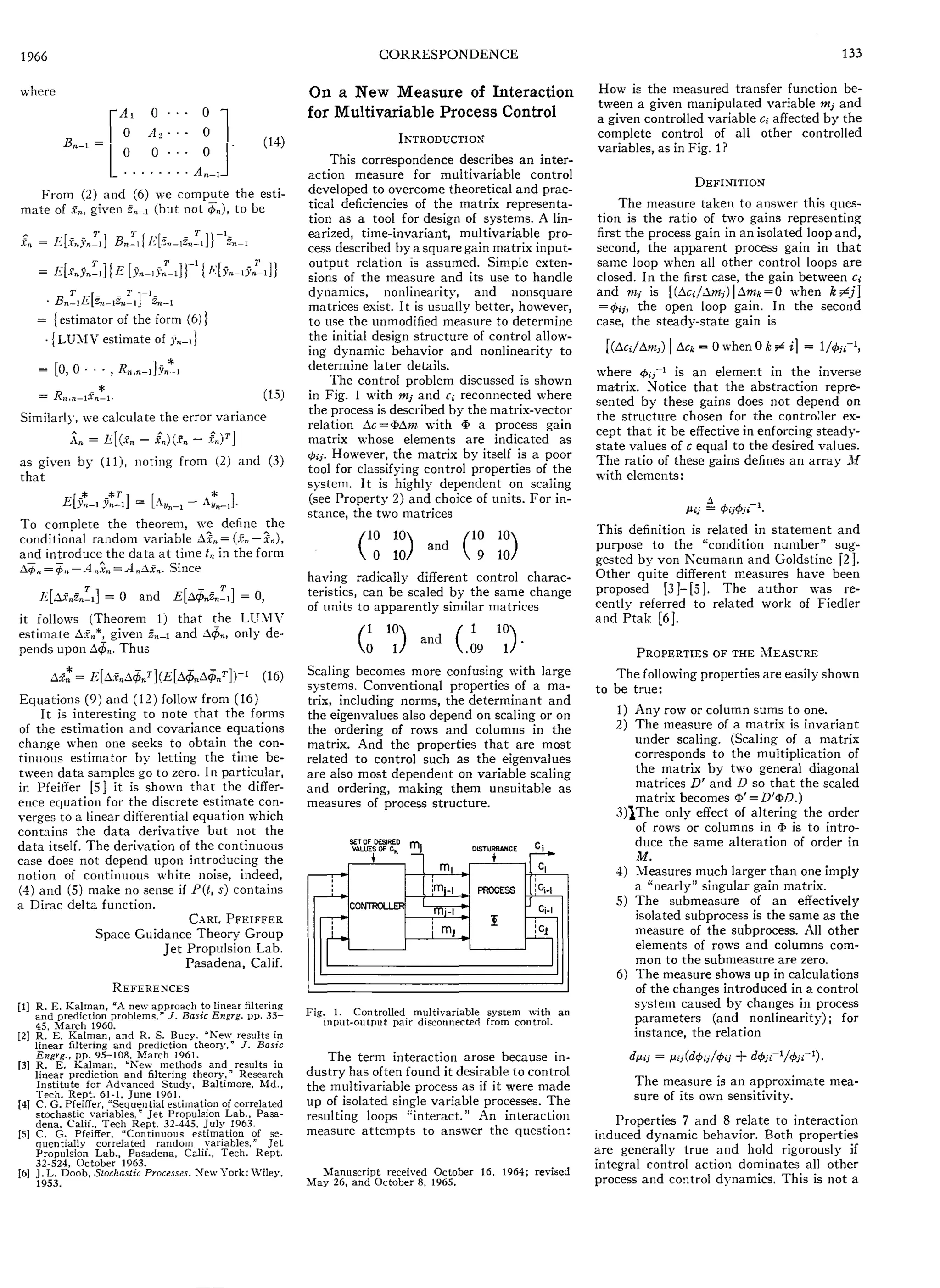 1966 bristol, e. - on a new measure of interaction for multivariable process control | PDF ...
